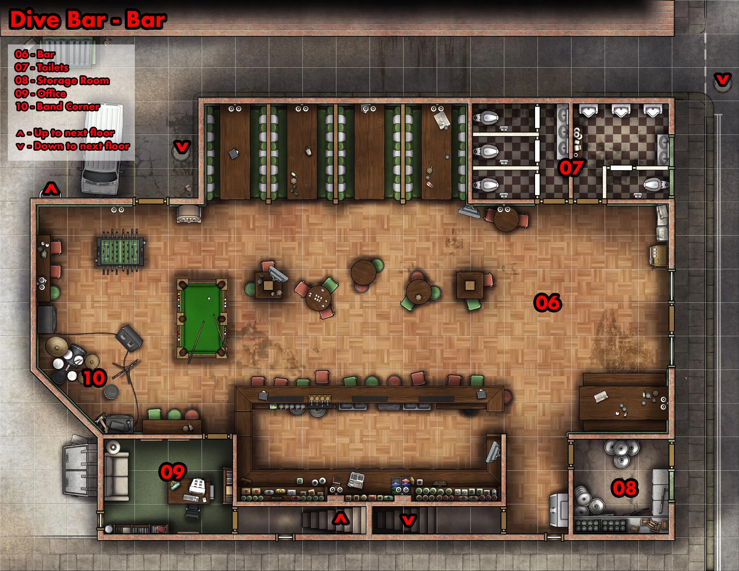 Modern TTRPG Battlemaps — Tom Cartos