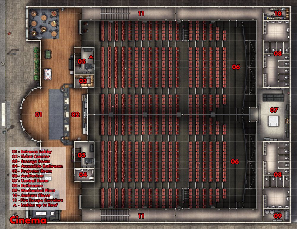 Modern TTRPG Battlemaps — Tom Cartos
