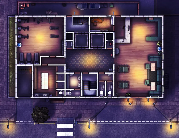 Modern TTRPG Battlemaps — Tom Cartos