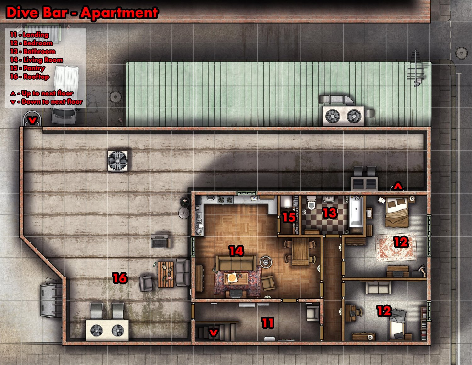 Modern TTRPG Battlemaps — Tom Cartos