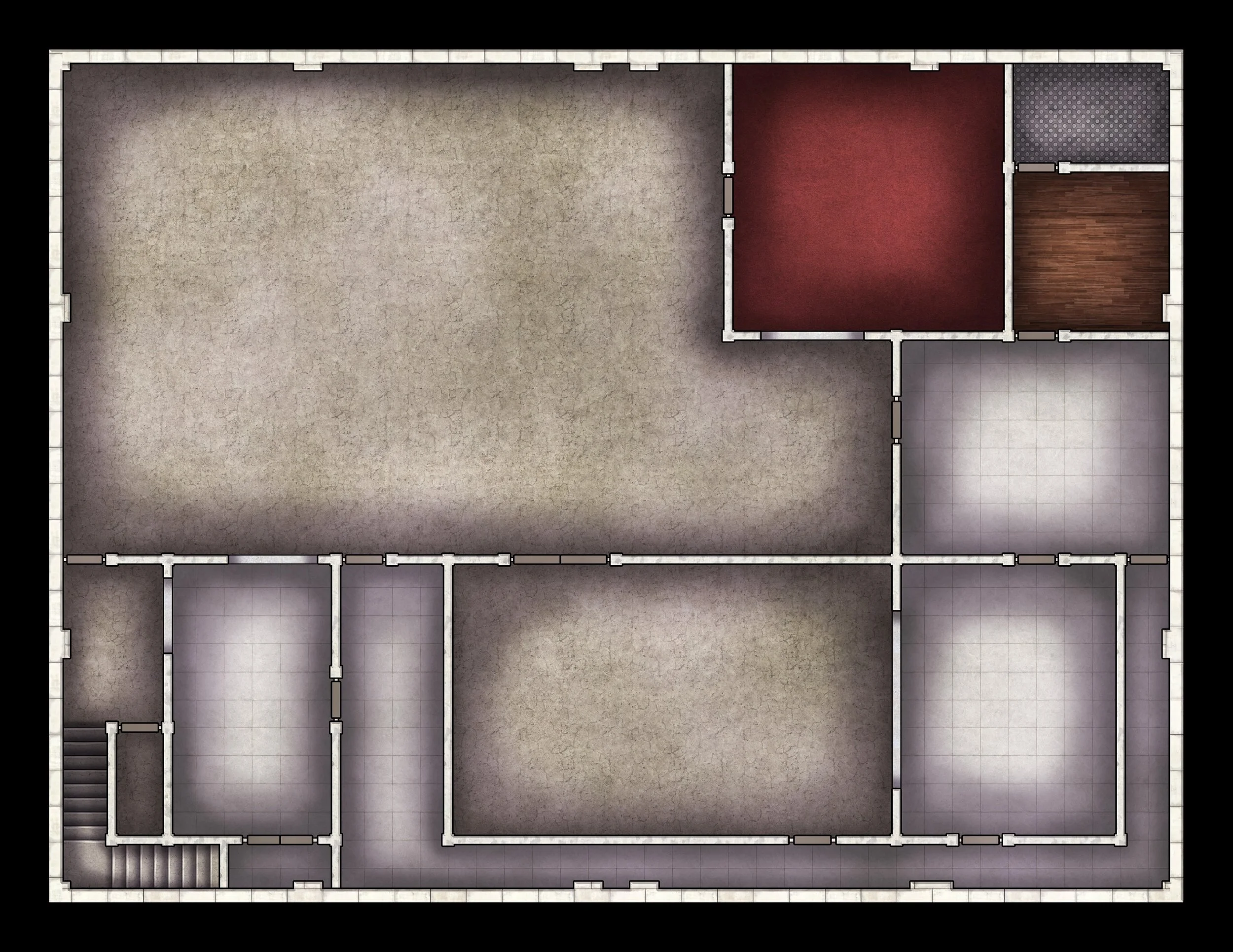Free Modern Gambling Den TTRPG Battlemaps — Tom Cartos