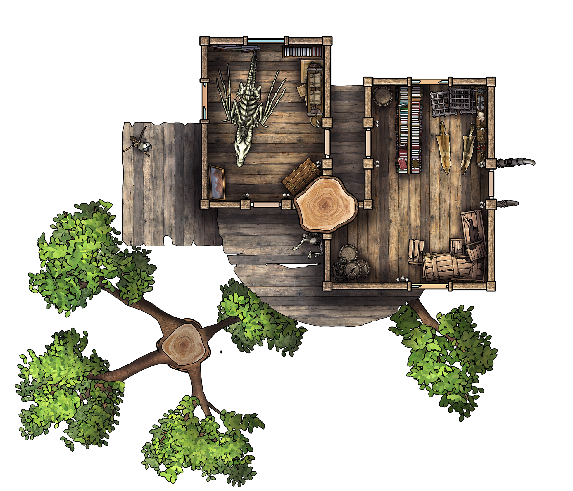 TTRPG Battlemaps - Hideouts & Lairs — Tom Cartos