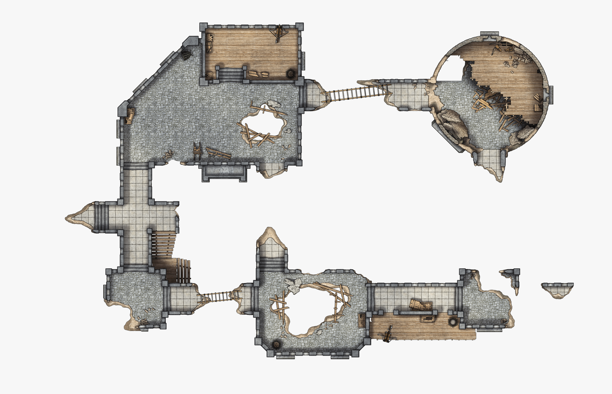 TTRPG Battlemaps - Castles, Forts & Keeps — Tom Cartos