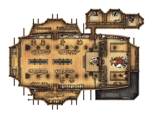 Free Viking Fort TTRPG Battlemap - Castles, Forts & Keeps — Tom Cartos