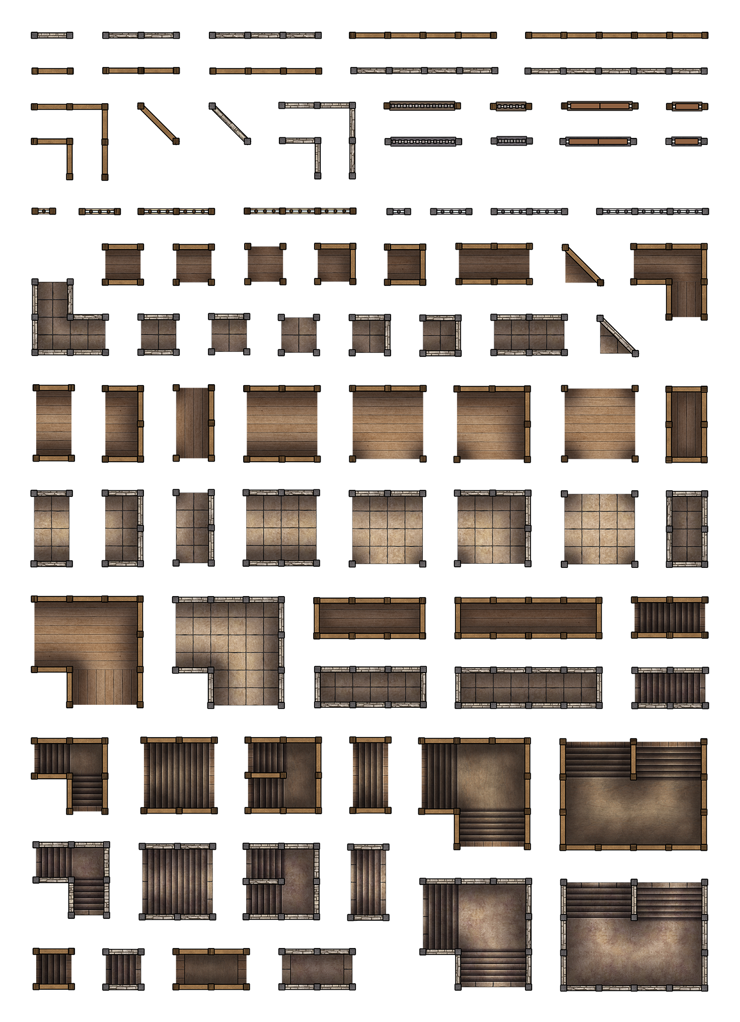 Free Bastion TTRPG Battlemaps - Modular Tile Sets — Tom Cartos
