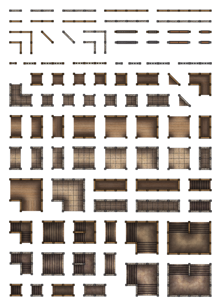 Free Bastion TTRPG Battlemaps - Modular Tile Sets — Tom Cartos