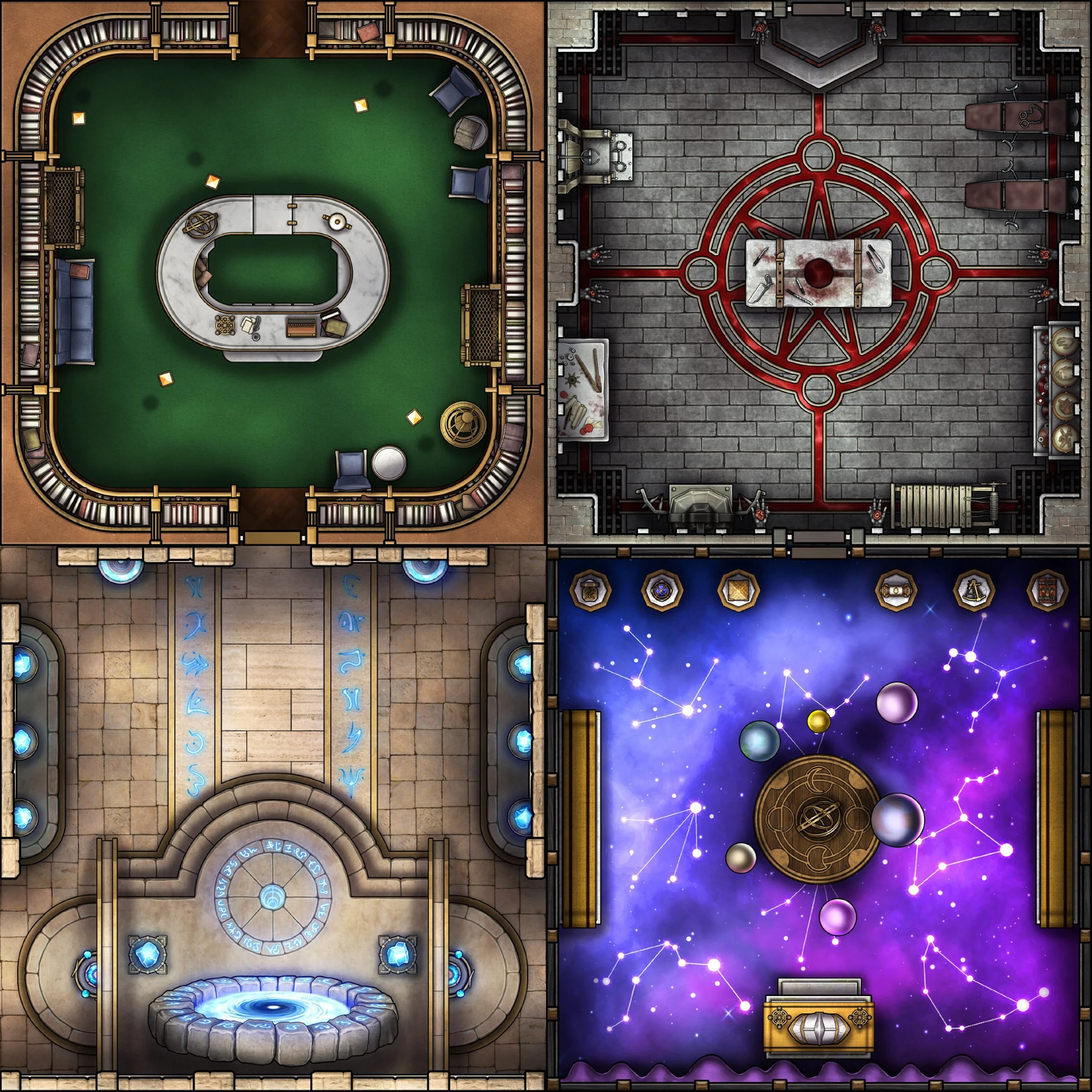Modular Dungeon Tiles — Tom Cartos