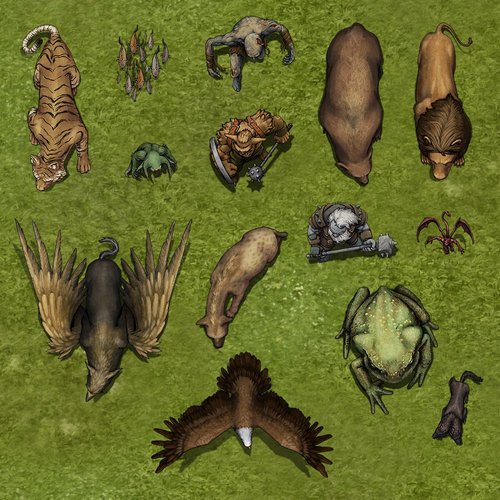 TTRPG Character & Creature Tokens — Tom Cartos