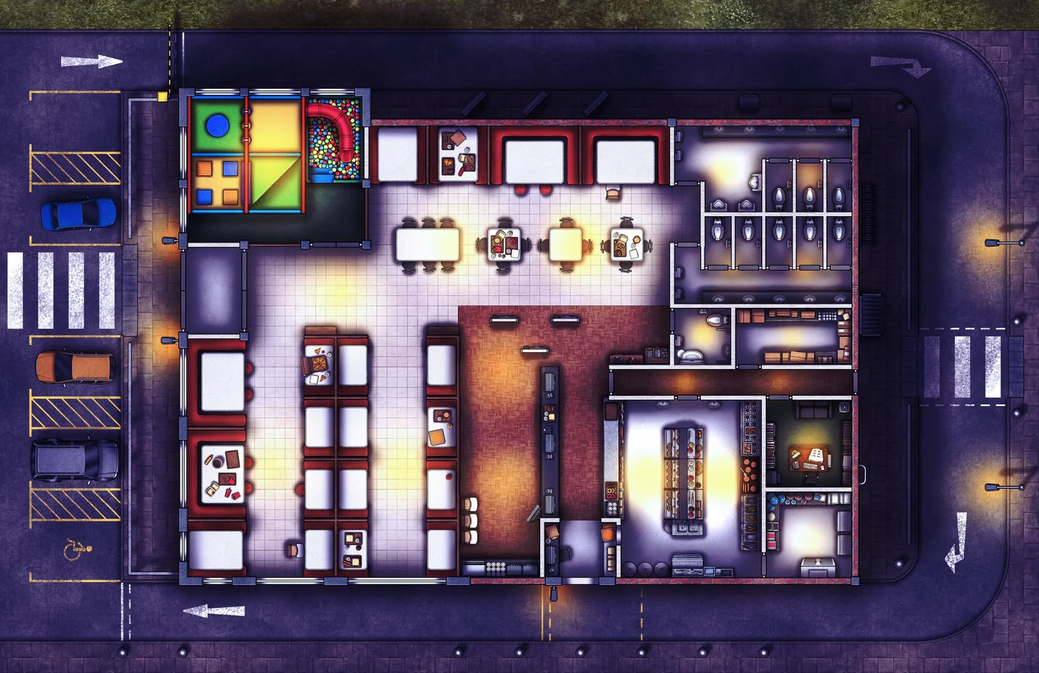 Modern TTRPG Battlemaps — Tom Cartos