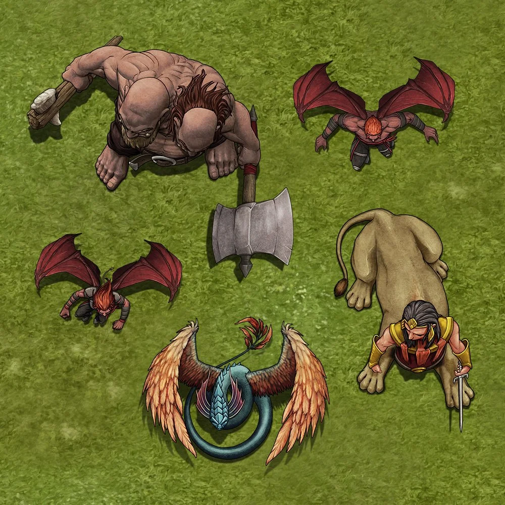 TTRPG Character & Creature Tokens — Tom Cartos