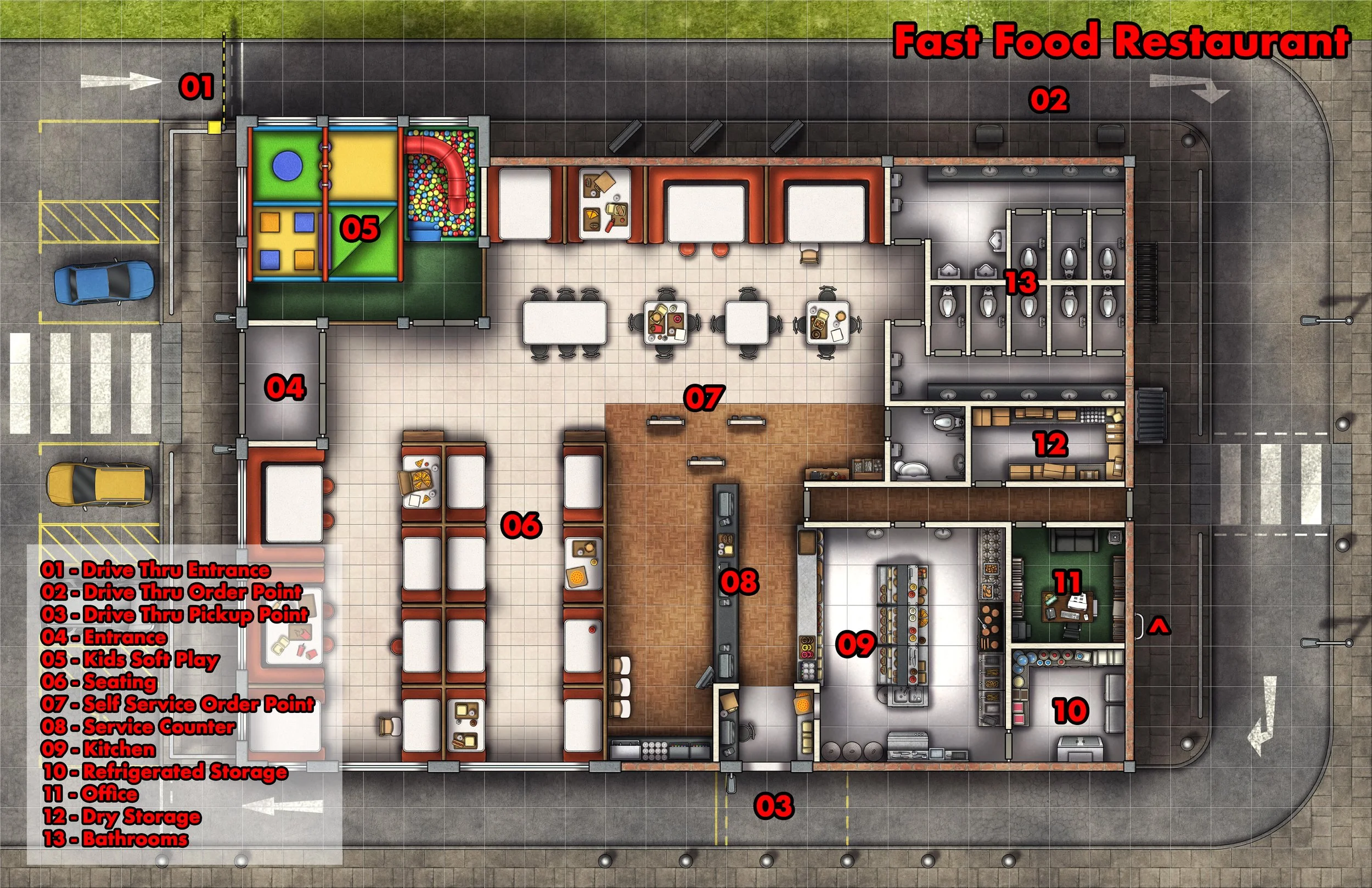 Modern TTRPG Battlemaps — Tom Cartos