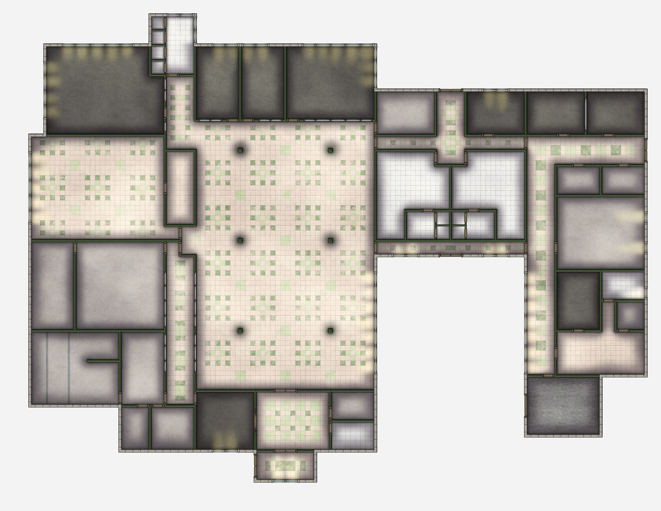Modern TTRPG Battlemaps — Tom Cartos