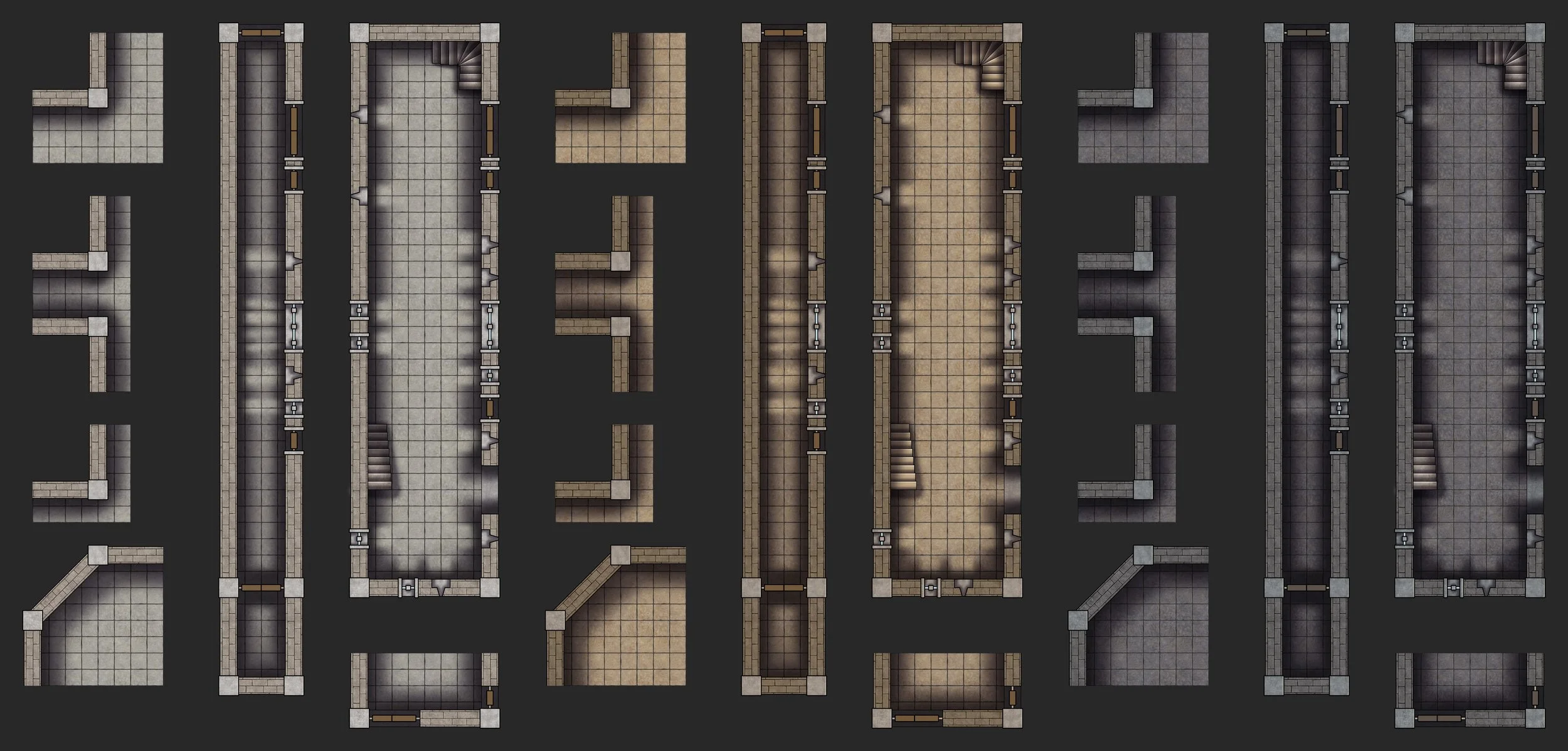 Free Modular Castle Tiles TTRPG Battlemap — Tom Cartos
