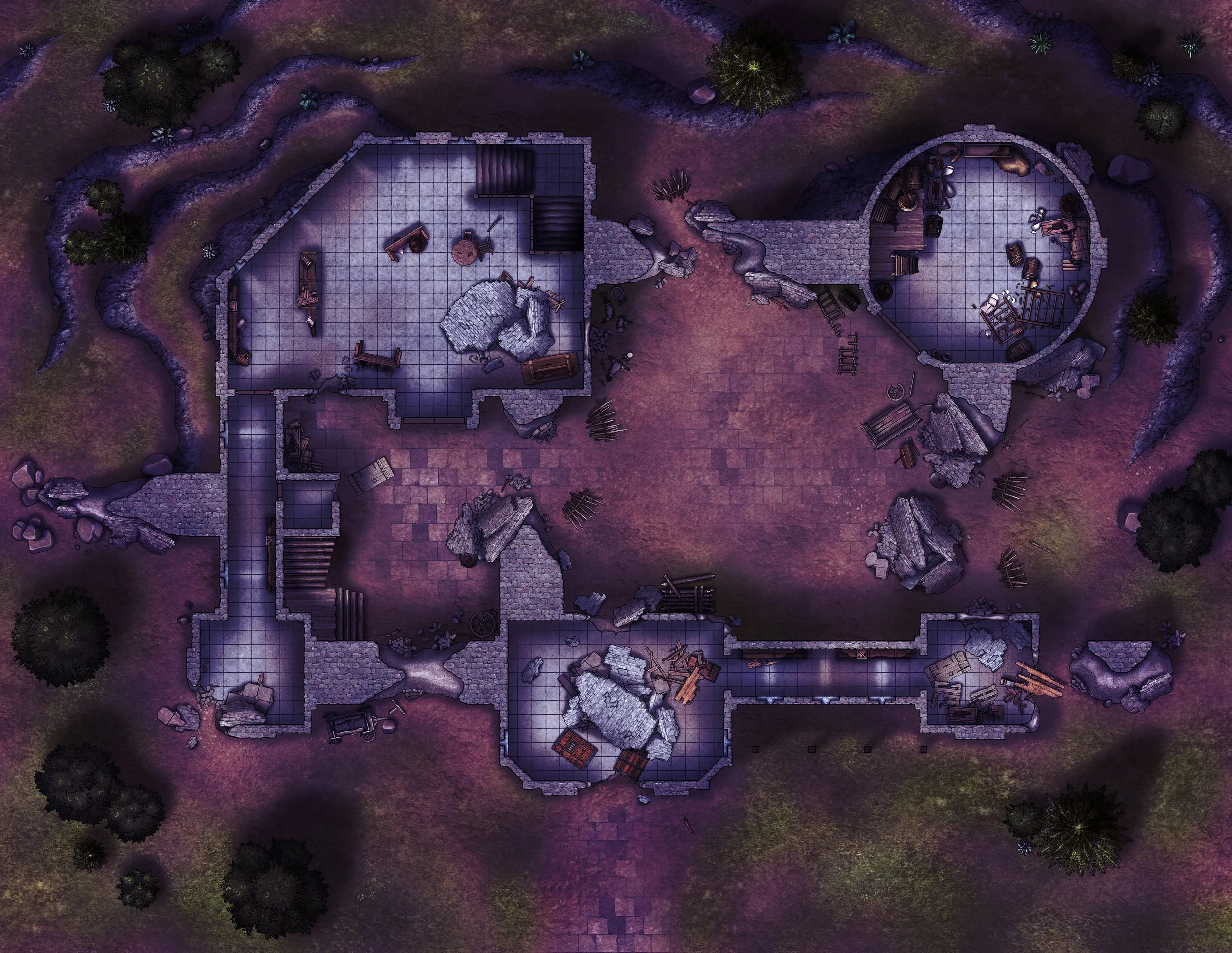 TTRPG Battlemaps - Castles, Forts & Keeps — Tom Cartos