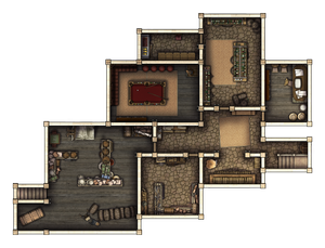 Free Manor House TTRPG Battlemap - SERIES — Tom Cartos