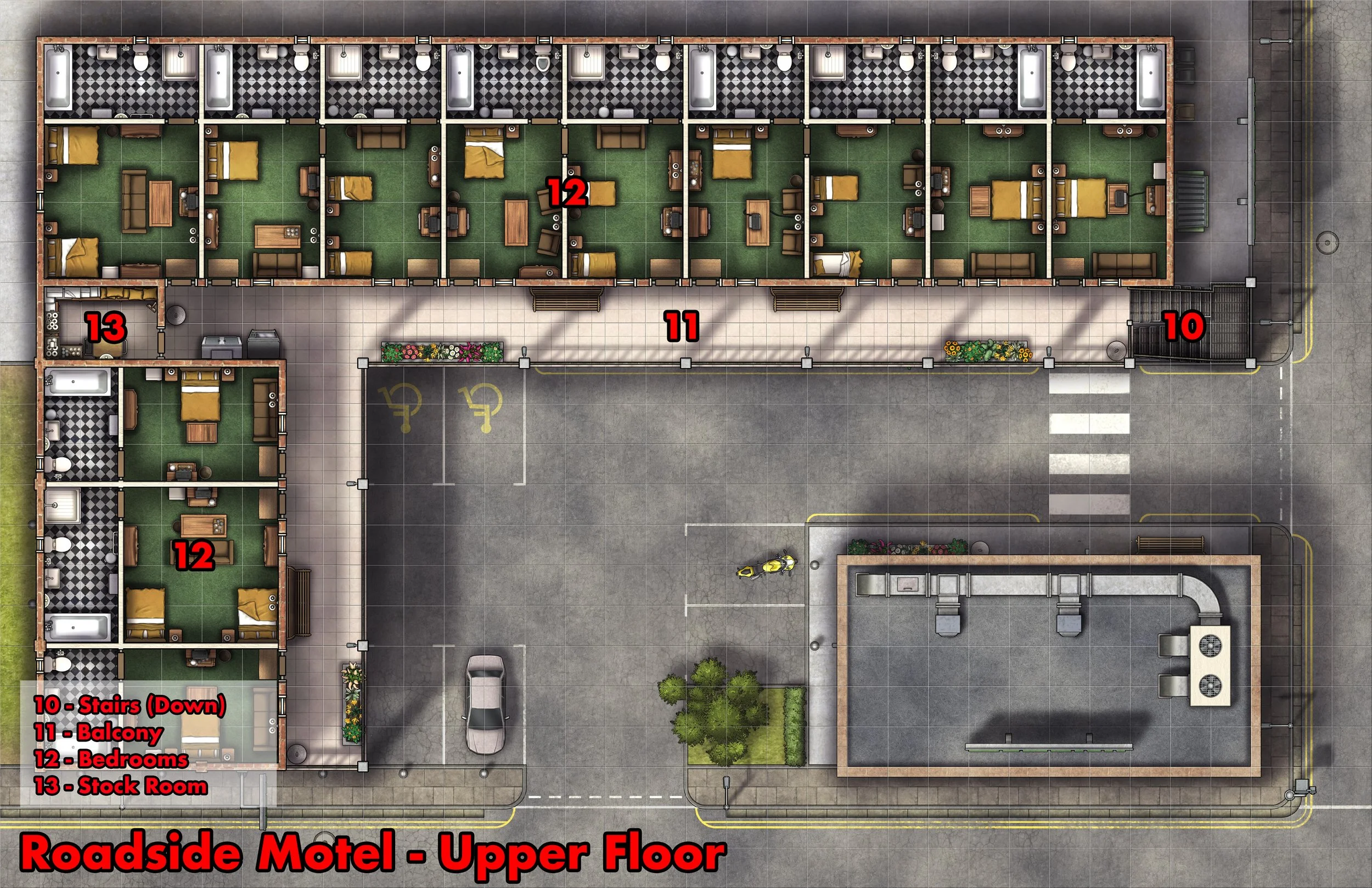Modern TTRPG Battlemaps — Tom Cartos