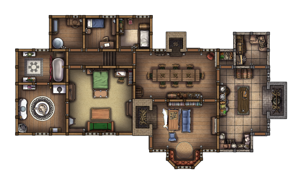 Free Bastion TTRPG Battlemaps - Modular Tile Sets — Tom Cartos