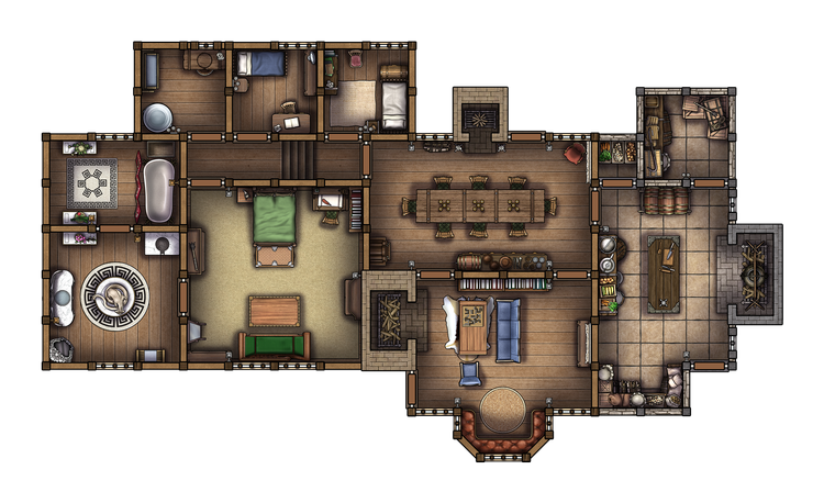 Free Bastion TTRPG Battlemaps - Modular Tile Sets — Tom Cartos