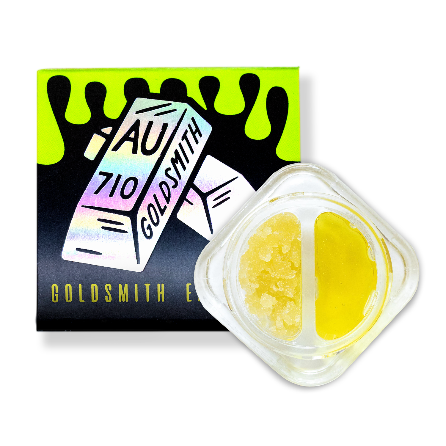 CURED RESIN + FULL SPECTRUM EXTRACT SPLIT JAR — Goldsmith Extracts