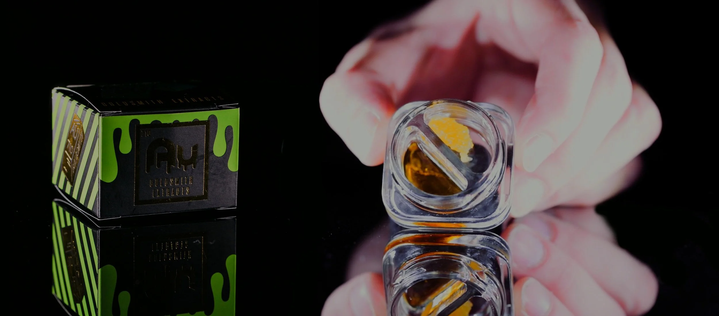 CURED RESIN + FULL SPECTRUM EXTRACT SPLIT JAR — Goldsmith Extracts