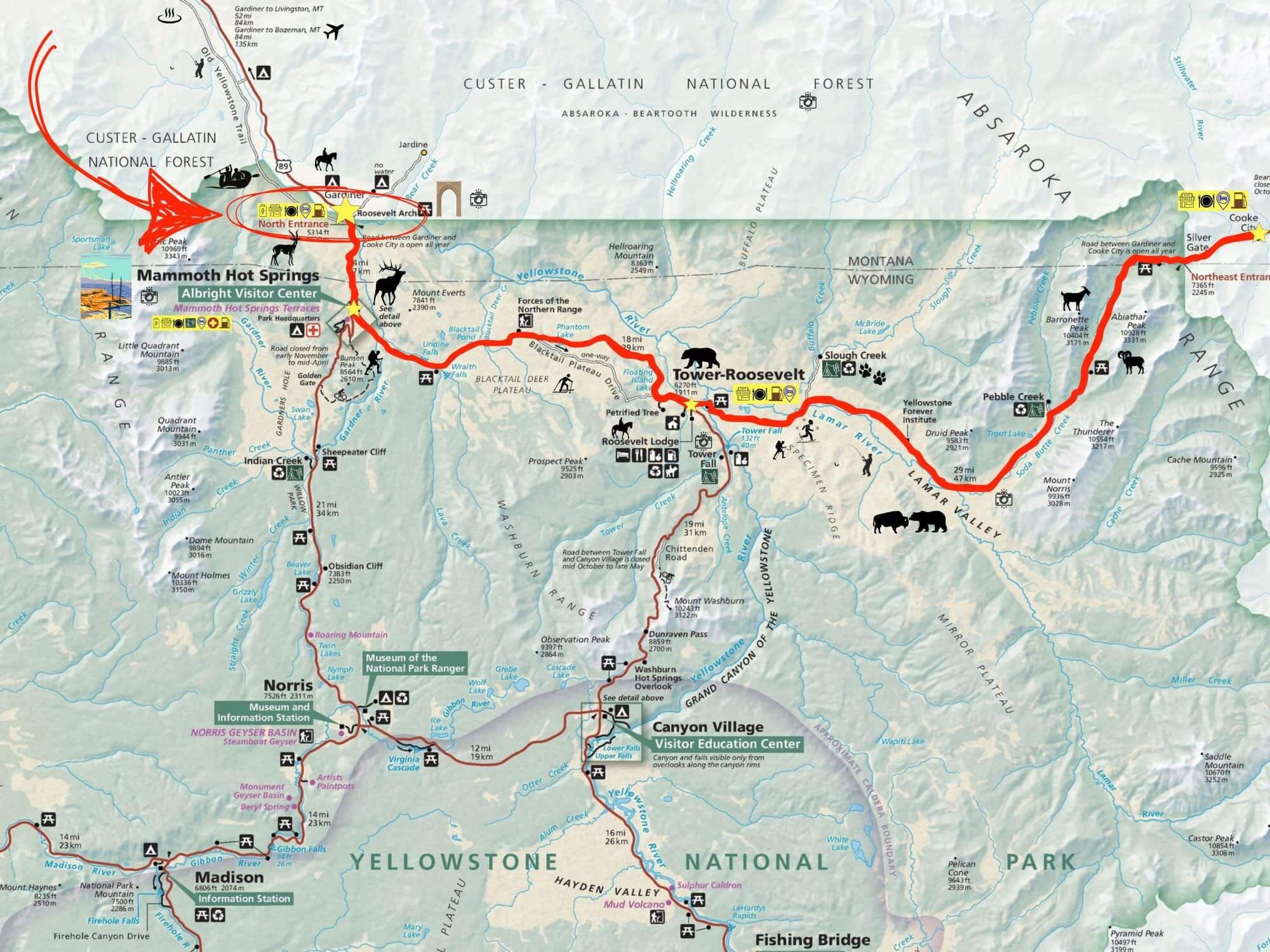 Yellowstone’s North Entrance: What To Know Before You Go — Road Trip Locals