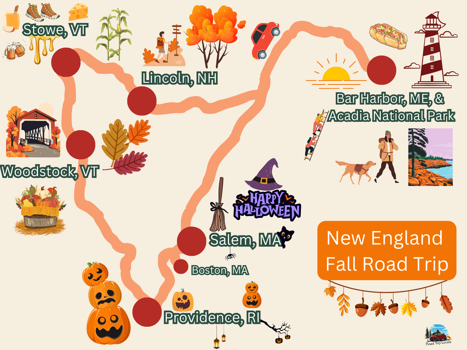 Picture-Perfect: A Festive New England Fall Road Trip Itinerary — Road ...