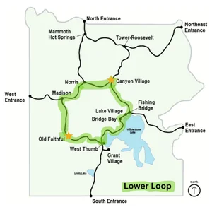 Yellowstone Lower Loop: Itinerary, Map, and 10 Best Stops — Road Trip ...