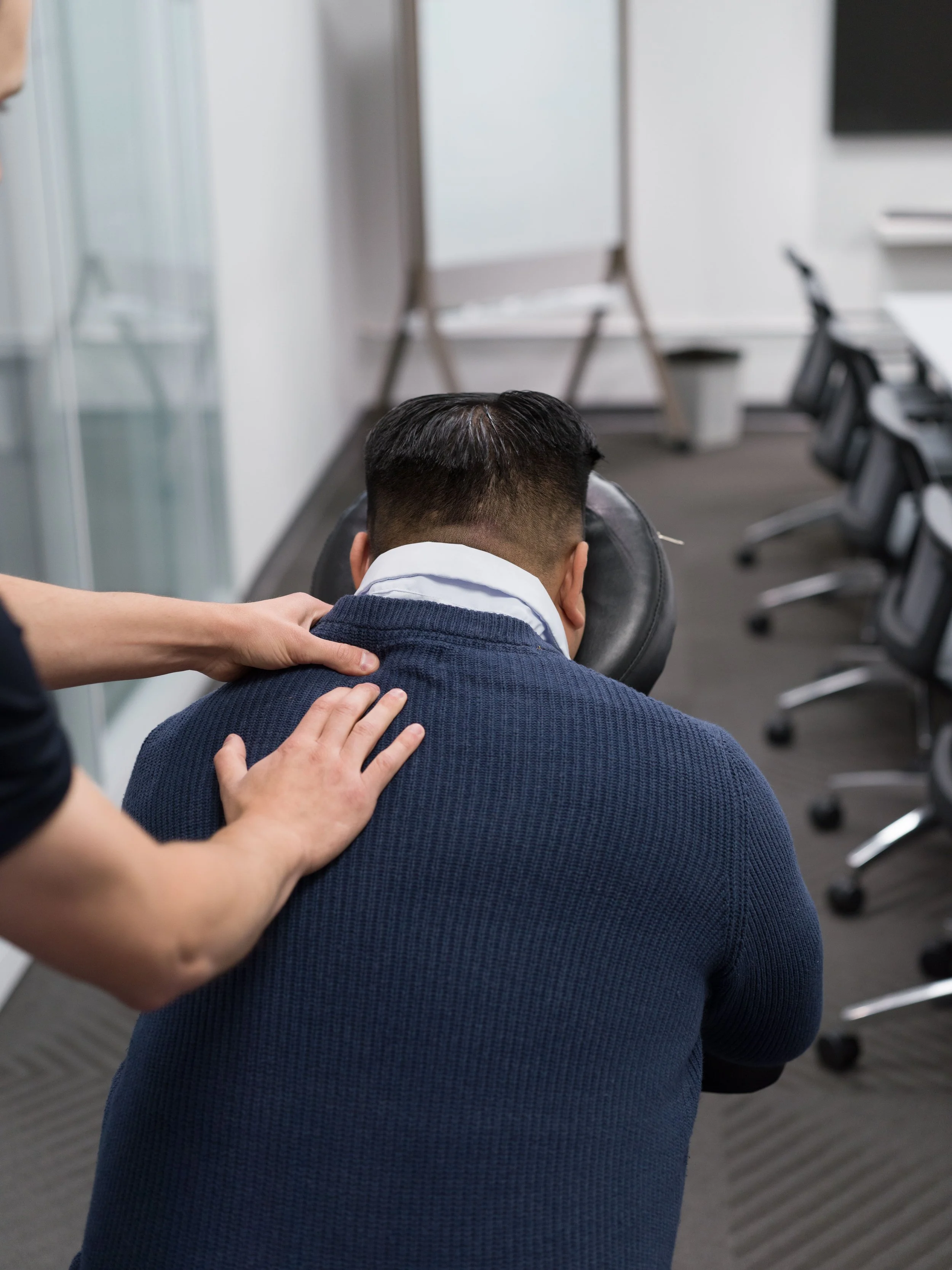 Chair Massages — Wellness on Wheels - Winnipeg Mobile Massage