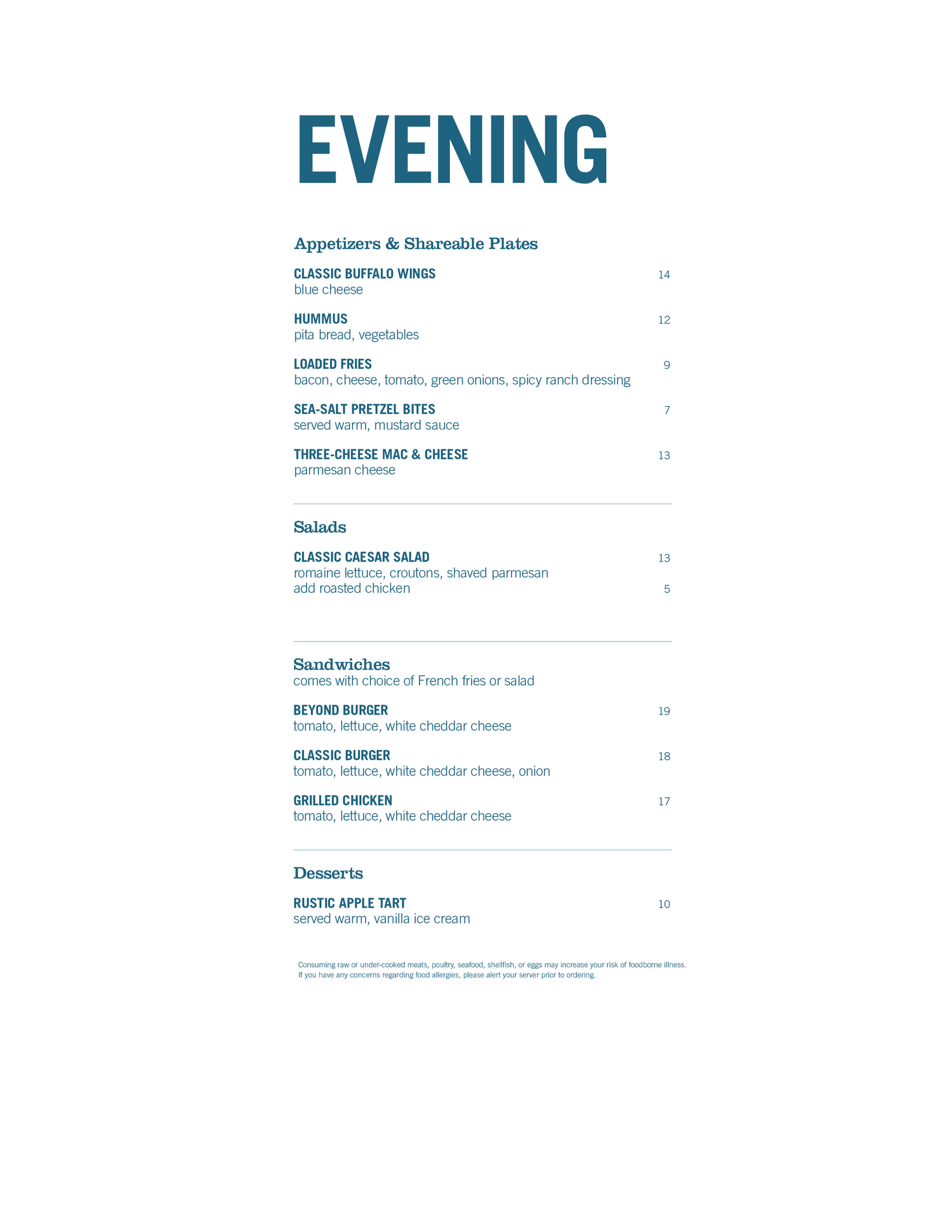 Menu — the glowbal bite SLC