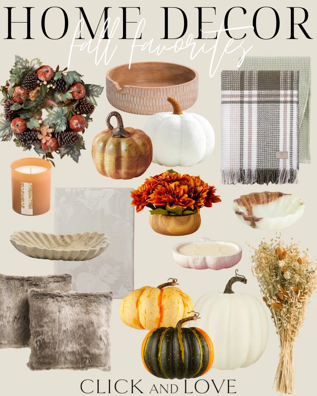 Fall Home Decor — CLICK AND LOVE
