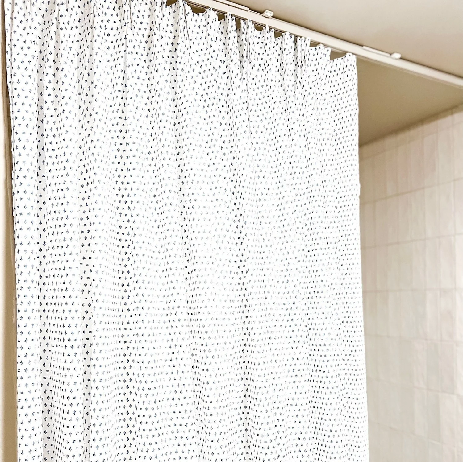 Easy Sheet to Shower Curtain Hack — CLICK AND LOVE
