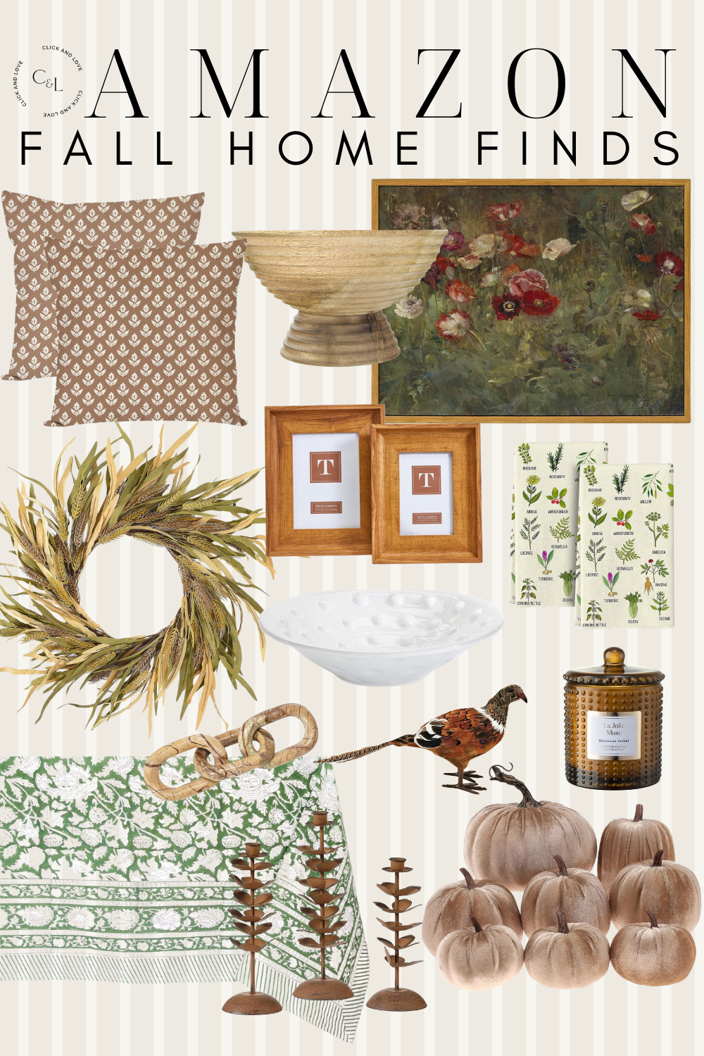 Amazon Fall Decor + Home Decorating Finds — CLICK AND LOVE