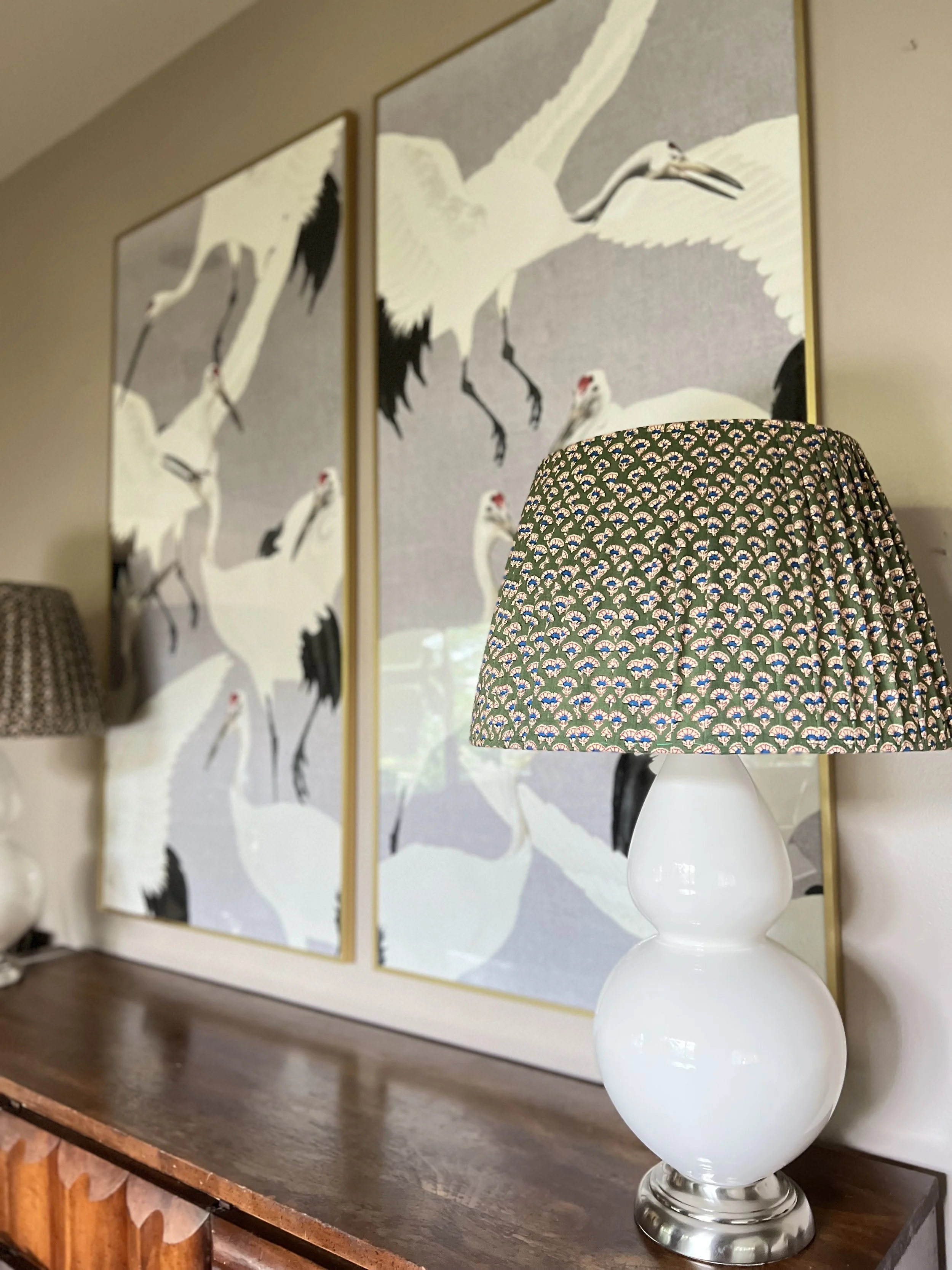 DIY PLEATED LAMP SHADE — CLICK AND LOVE