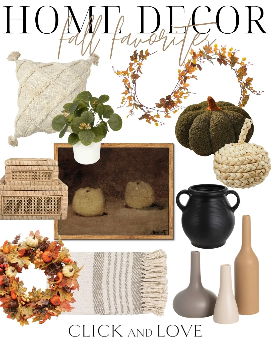 Fall Home Decor — CLICK AND LOVE