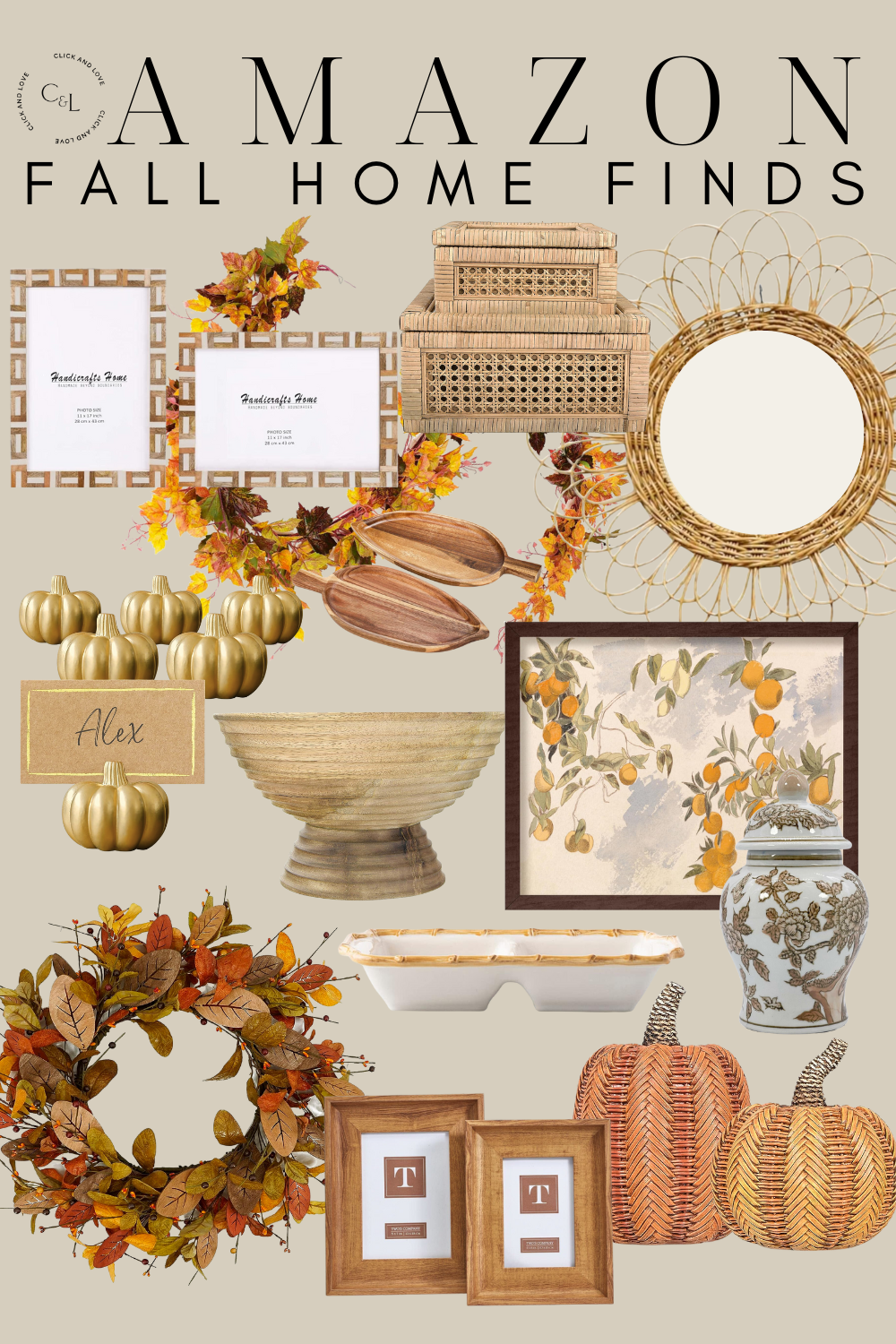 Amazon Fall Decor + Home Decorating Finds — CLICK AND LOVE