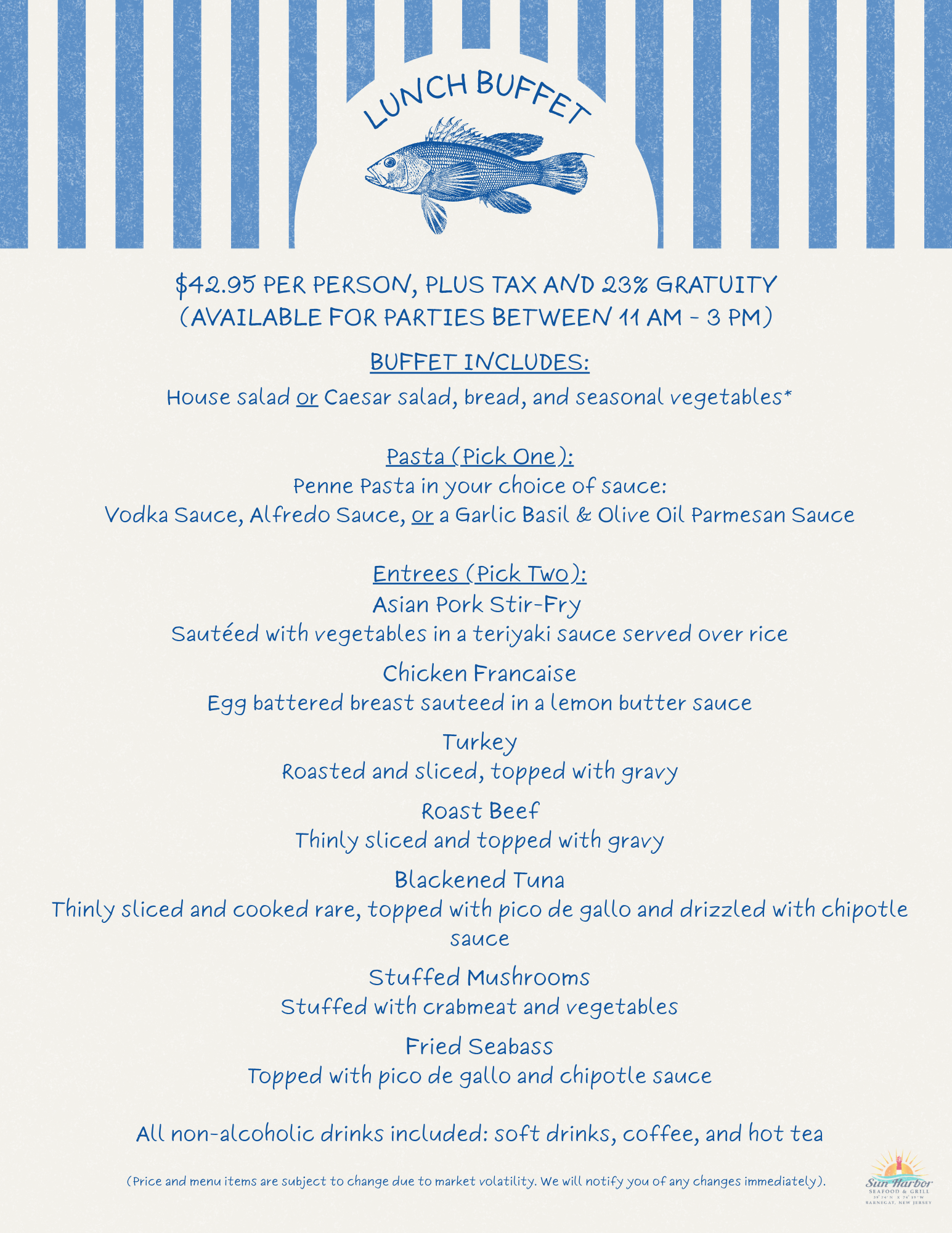 General 2 — Sun Harbor Seafood and Grill