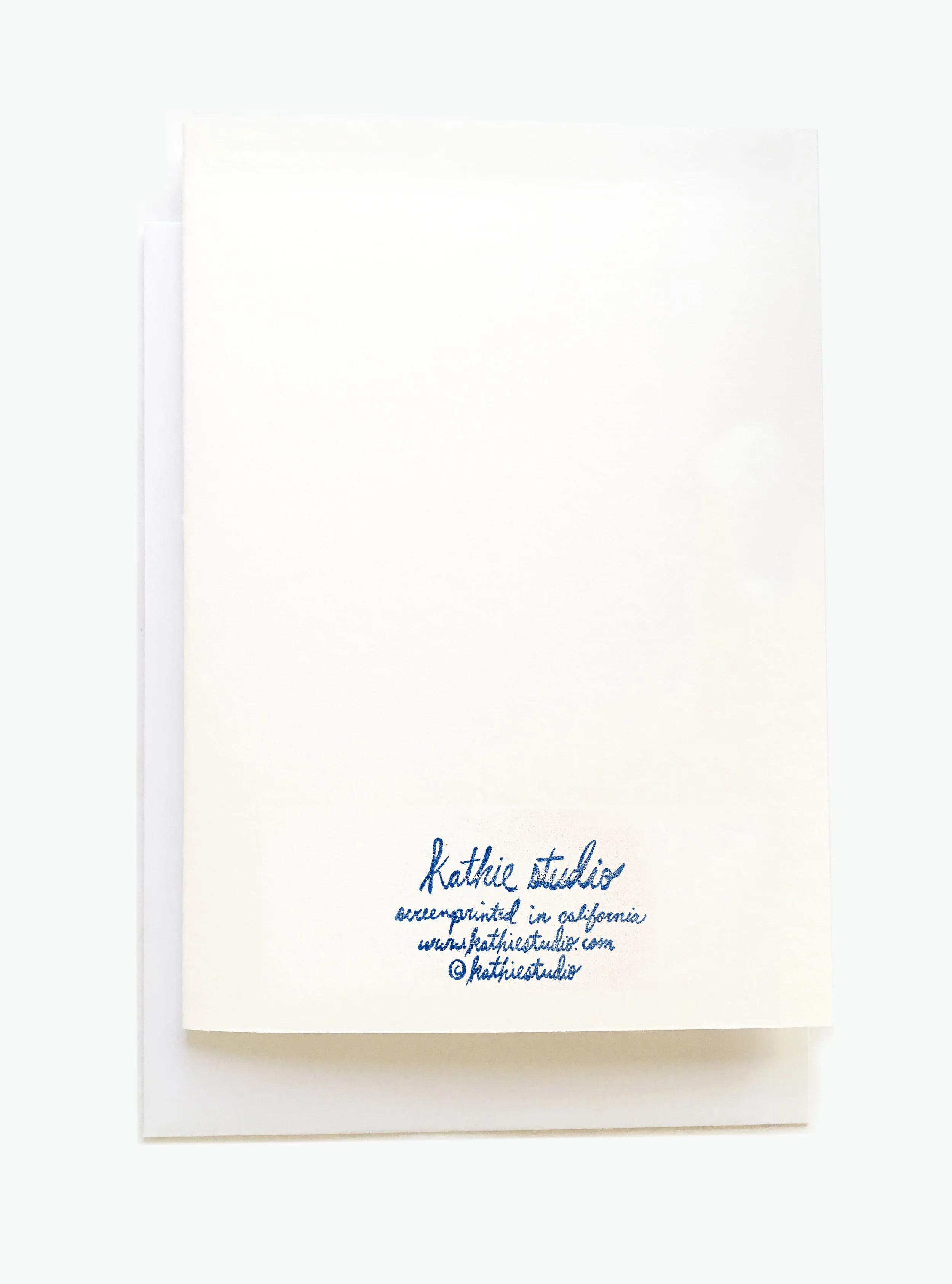 Gingerbread Man Melting Holidaze Silkscreen Greeting Card — Kathie Studio