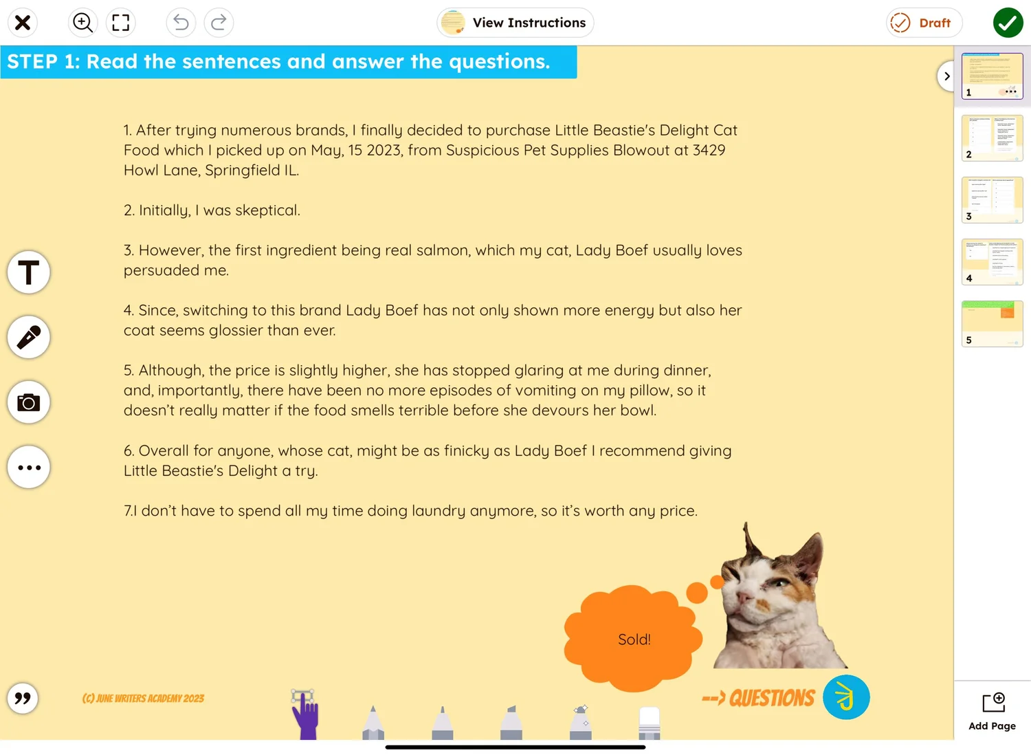 June Writers Academy