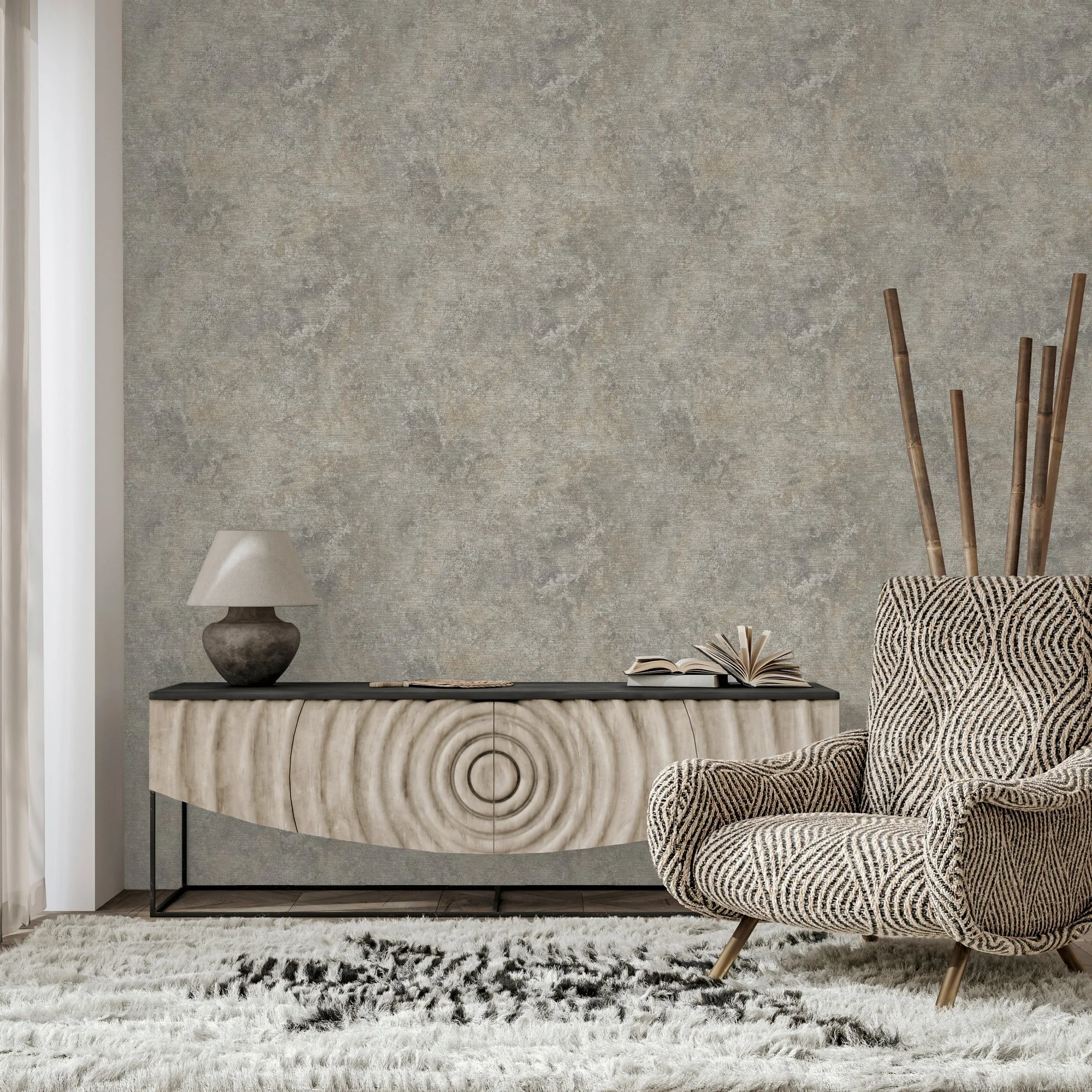 SAMPLE ONLY - Modern Raffia Natural wallpaper 298600 | Store 2 ...