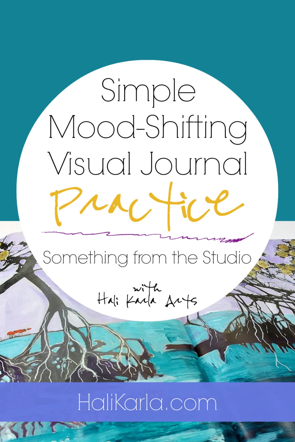 simple mood-shifting visual journal practice (video) | Something From ...