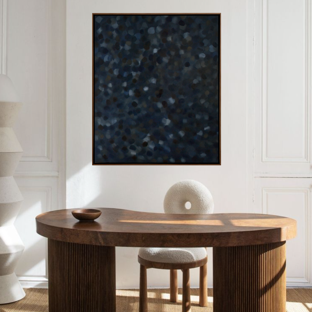 Deep thinking | 140×120cm — Frances Ibink | Dutch Abstract Painter