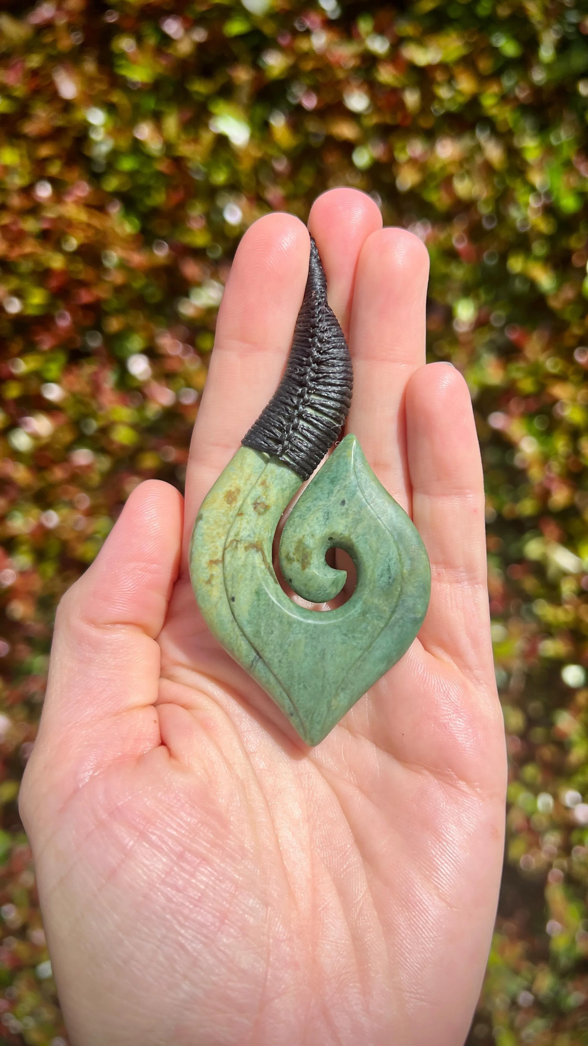 Jade Pebble - Pounamu / Greenstone / NZ Jade carvings by Eszter Szigethy