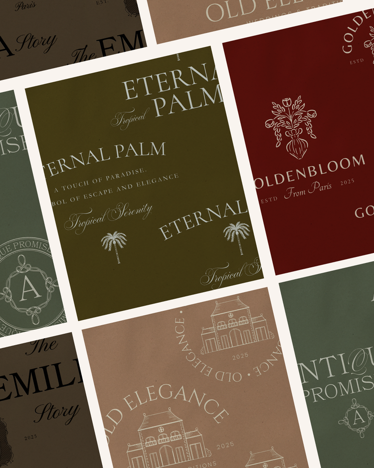 Mini Brand Identity Kit- Goldenbloom — DAYENAH STUDIO