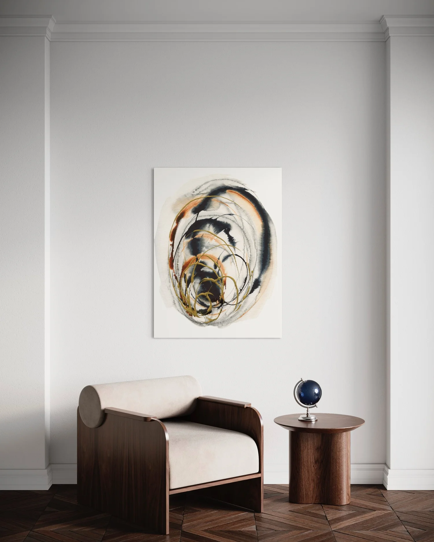 airborne sequence modern abstract collage painting nature fine art ...