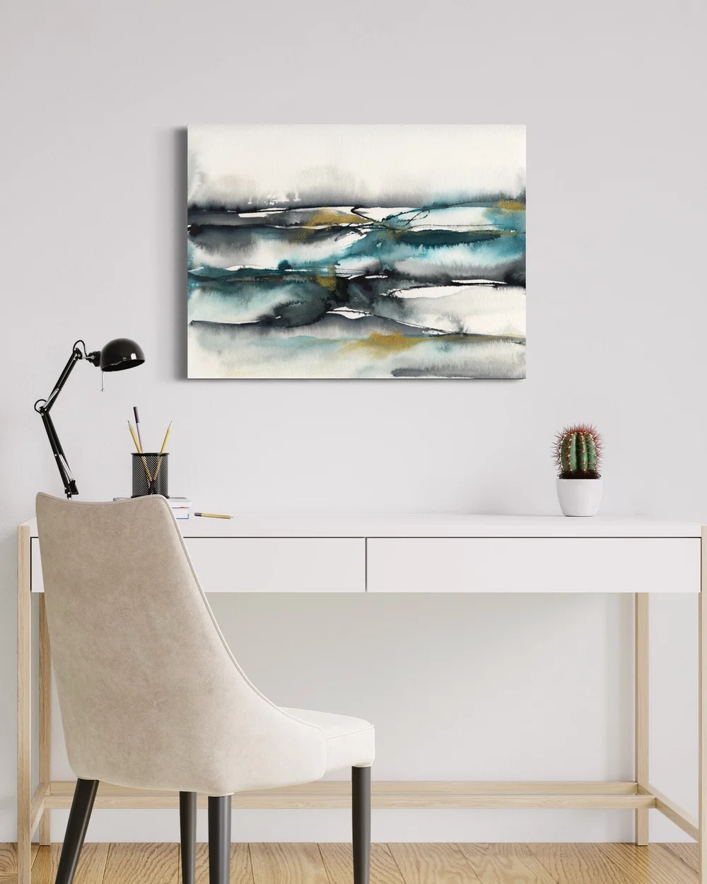 airborne sequence modern abstract collage painting nature fine art ...