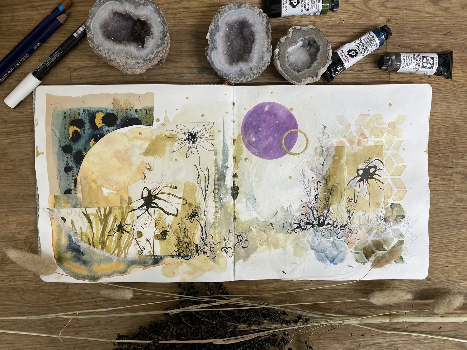 Celestial Collage — Karis Takaki Art