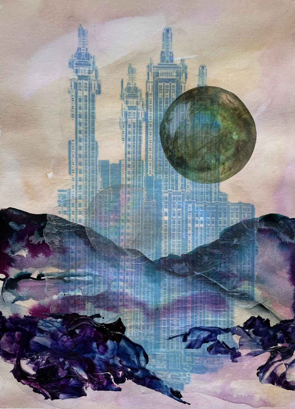 Celestial Collage — Karis Takaki Art