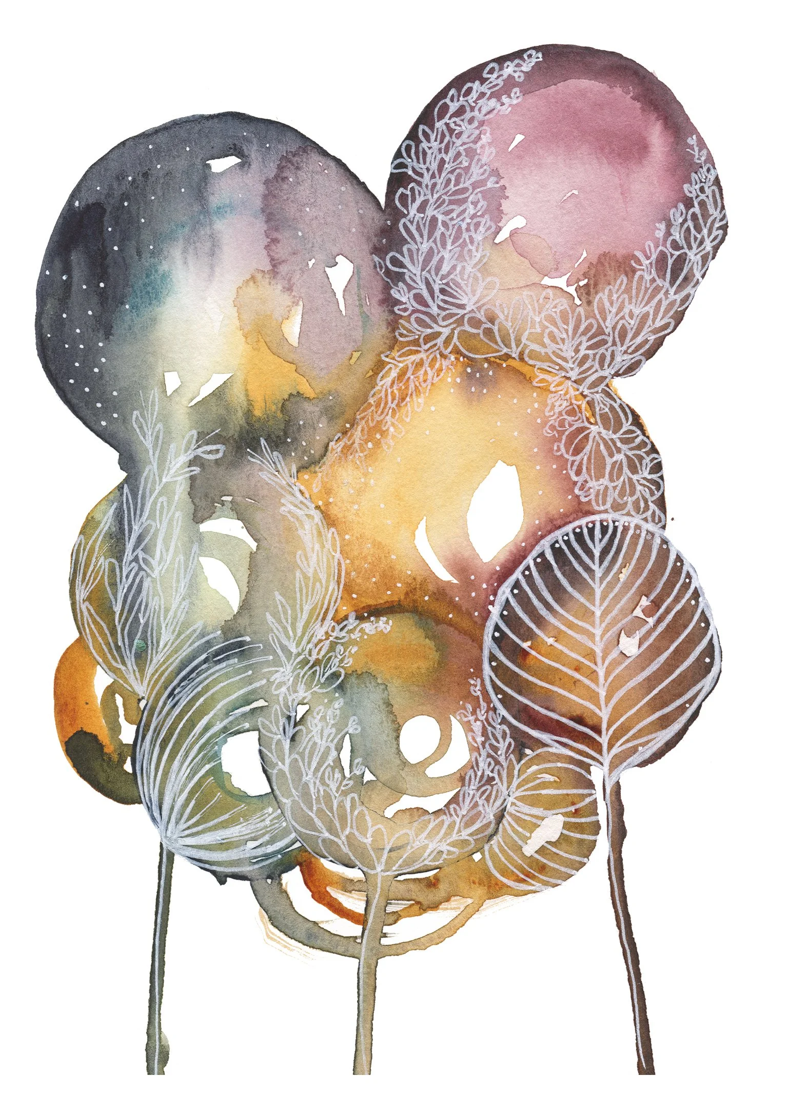 Mystic Windows Collection - Abstract Celestial Nature Inspired Fine Art ...