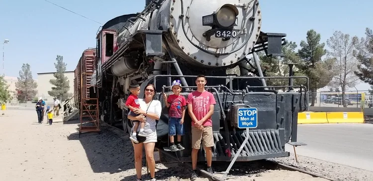 El Paso Train Show — Southern Pacific 3420