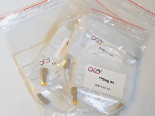 Fitting kit for feeding ink to aslot-die head — infinityPV